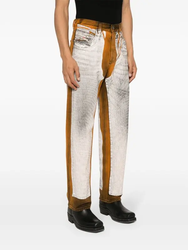 DIESEL® Trompe L'oeil Straight-leg Jeans