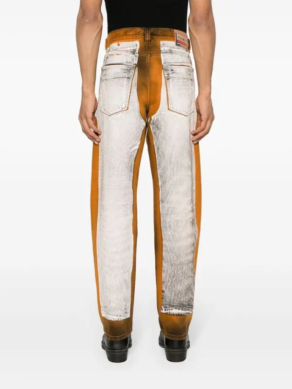 DIESEL® Trompe L'oeil Straight-leg Jeans