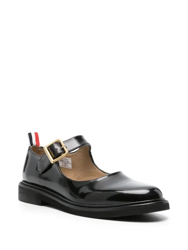 Thom Browne Patent-leather Ballerina Flats