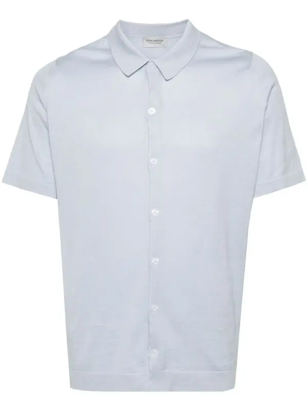 John Smedley Fine-knit Short-sleeved Shirt