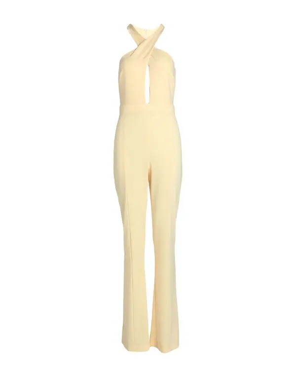 Patrizia Pepe Halterneck Sleeveless Jumpsuit - Yellow