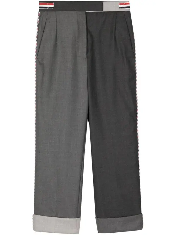 Thom Browne Two-tone Straight Trousers