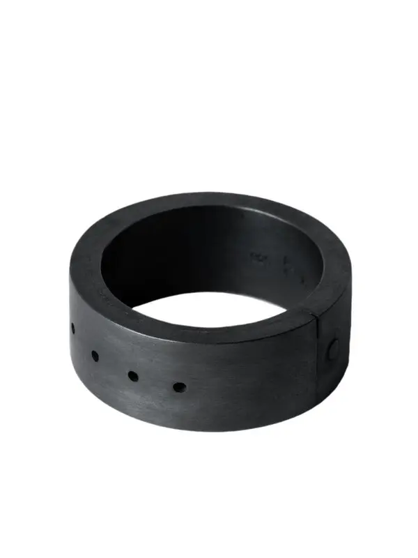 PARTS OF FOUR Sistema Sterling Silver Ring - Black