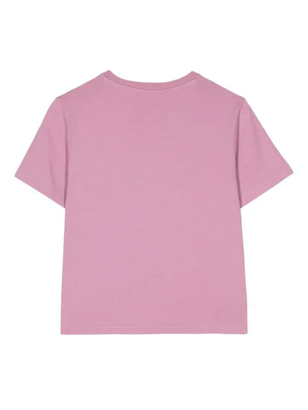 Maison Kitsuné Baby Fox-appliqué T-shirt