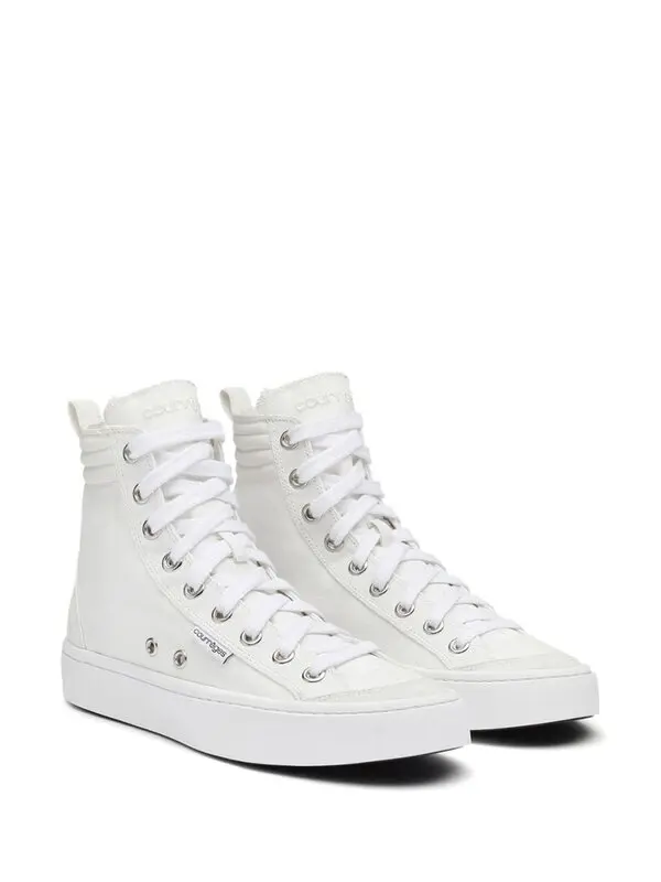 COURREGES Panelled Canvas Sneakers
