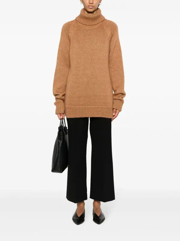 Max Mara Flared Cropped Trousers