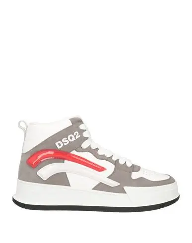 Dsquared2 Leather High-top Sneakers - Grey