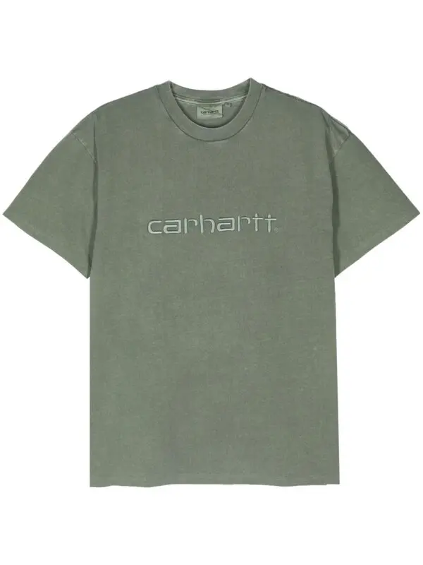 Carhartt Work In Progress Duster Logo-embroidered T-shirt - Green