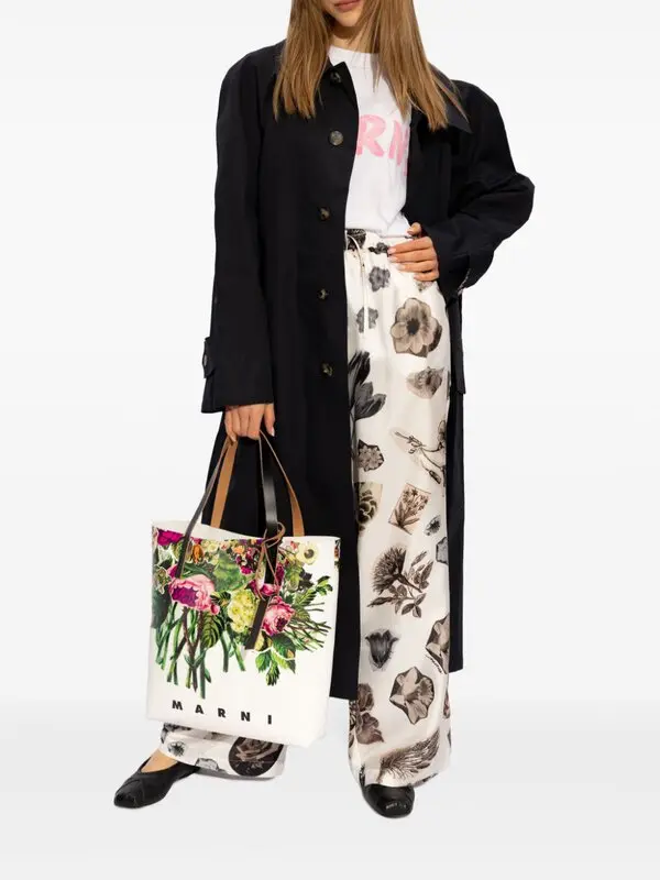 Marni Single-breasted Cotton Coat