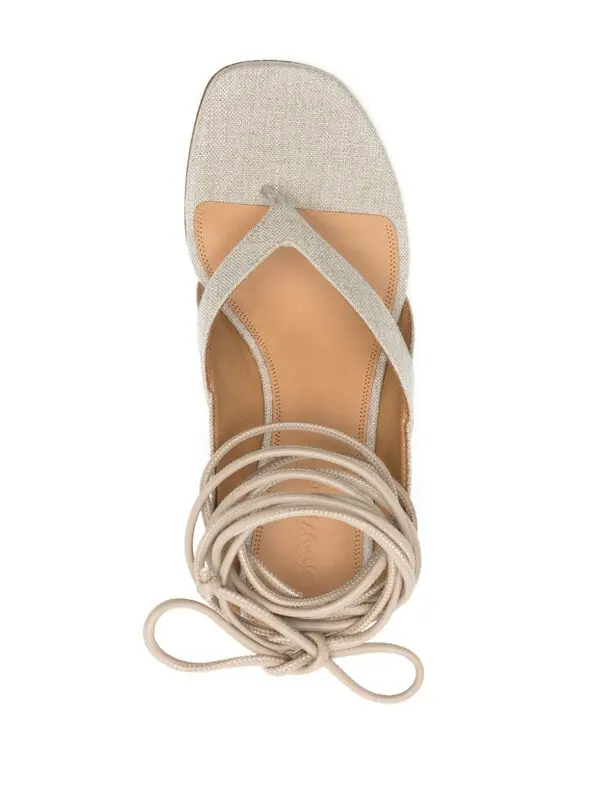 Off-White Lollipop 50mm Sandals - Neutrals