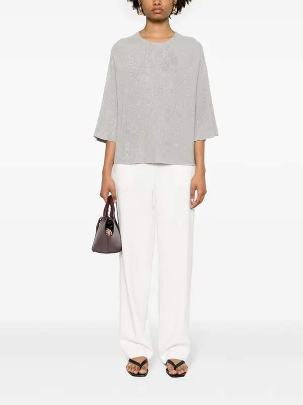 Fabiana Filippi Elasticated-waistband Trousers - White