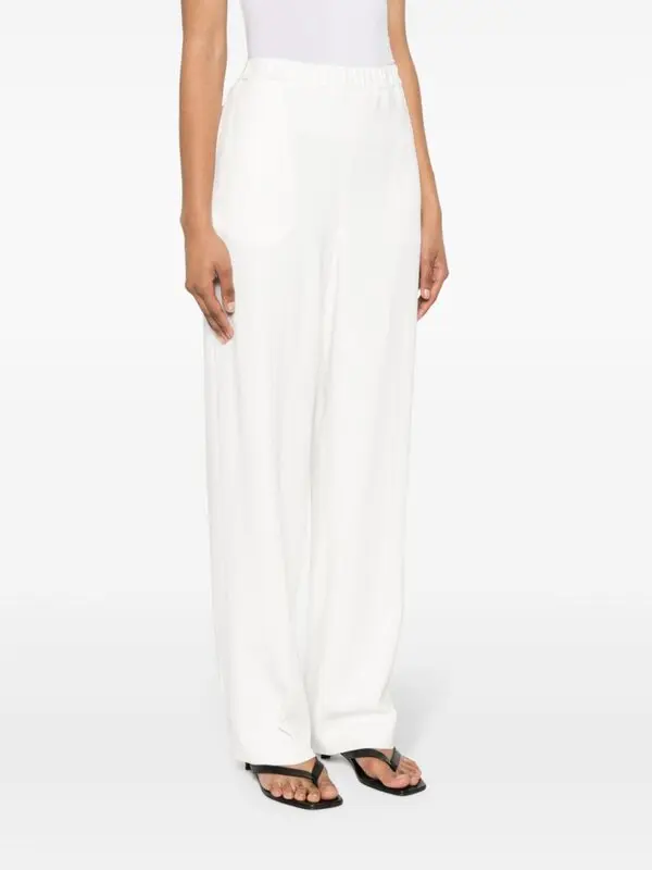 Fabiana Filippi Elasticated-waistband Trousers - White
