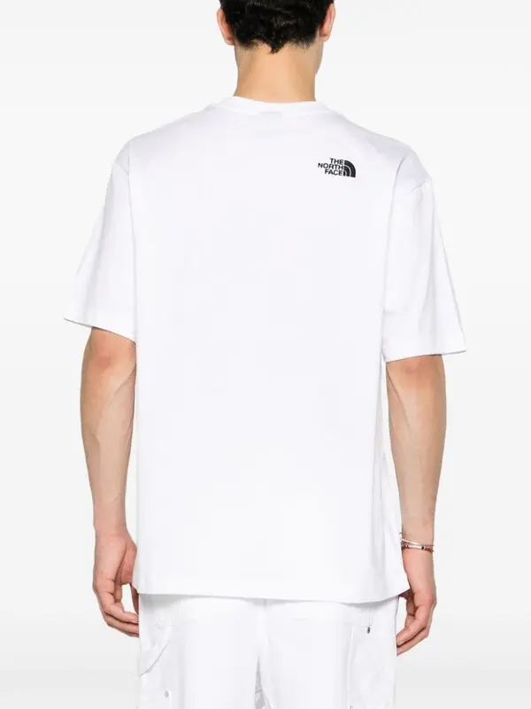 The North Face Logo-embroidered Cotton T-shirt - White
