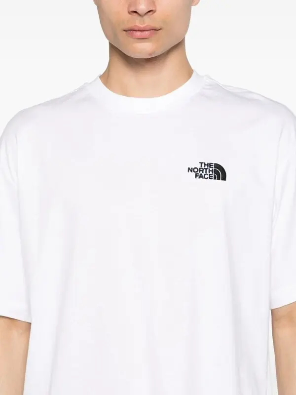The North Face Logo-embroidered Cotton T-shirt - White
