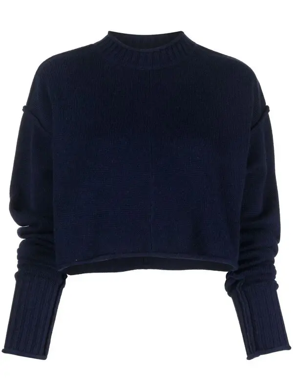 Sportmax Ribbed-knit Cropped Jumper