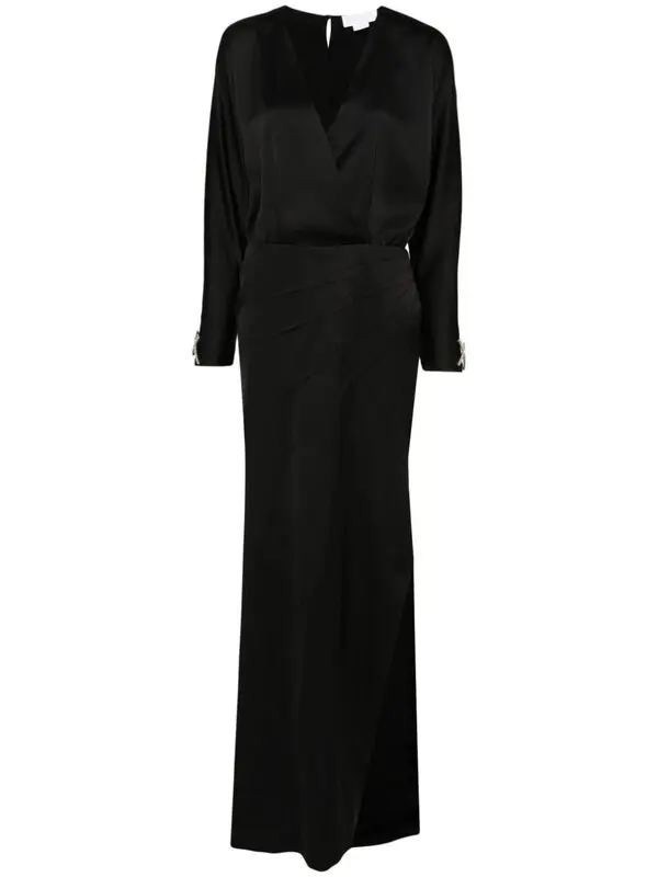 GENNY Satin Maxi Dress