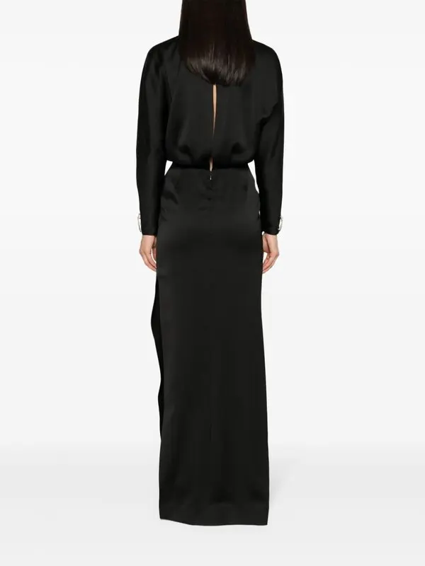 GENNY Satin Maxi Dress
