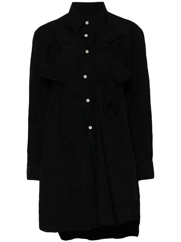 Comme Des Garçons Longline Button-up Shirt