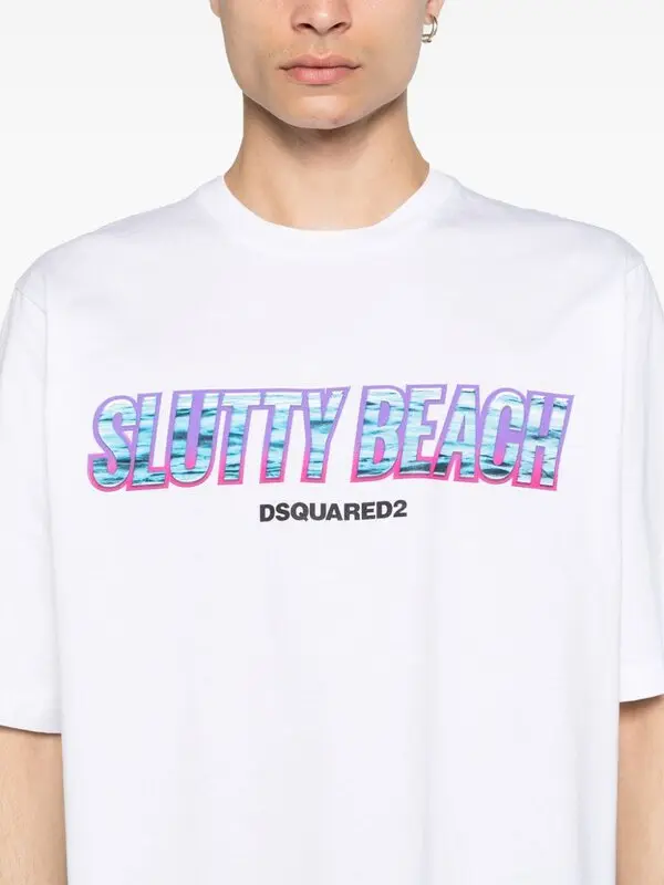 Dsquared2 Graphic-print Cotton T-shirt