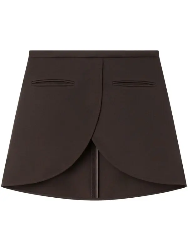 COURREGES Ellipse Mini Skirt - Brown