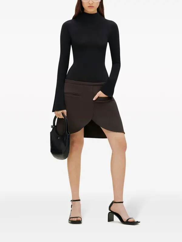 COURREGES Ellipse Mini Skirt - Brown