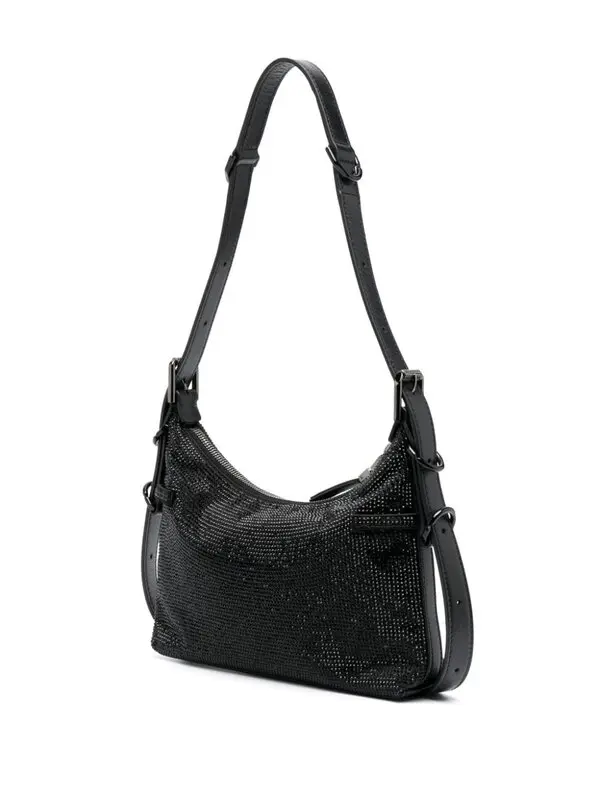 Givenchy Rhinestone-embellished Shoulder Bag - Black