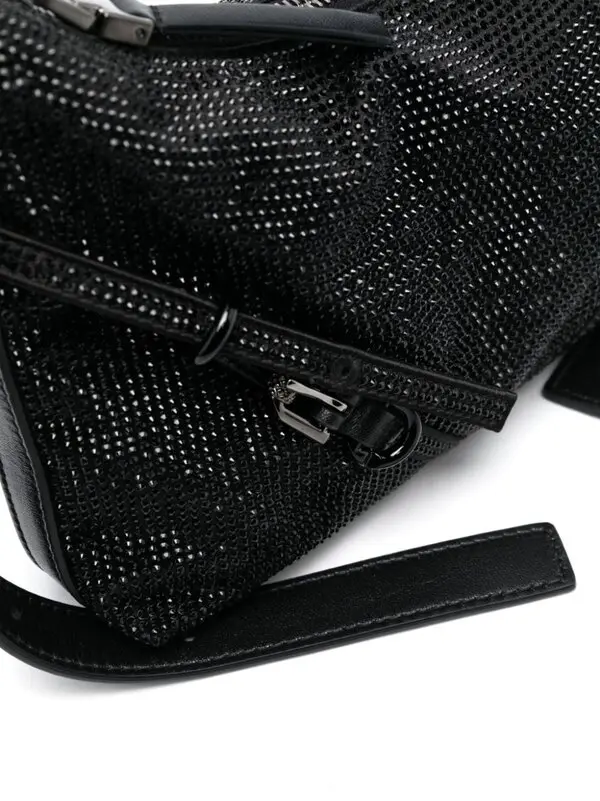 Givenchy Rhinestone-embellished Shoulder Bag - Black