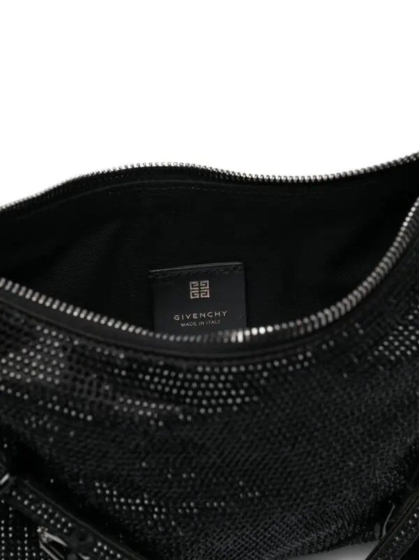 Givenchy Rhinestone-embellished Shoulder Bag - Black