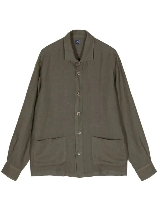 Fedeli Button-up Linen Shirt