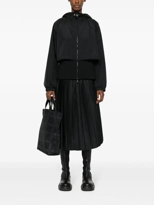 Moncler Layered Hooded Jacket