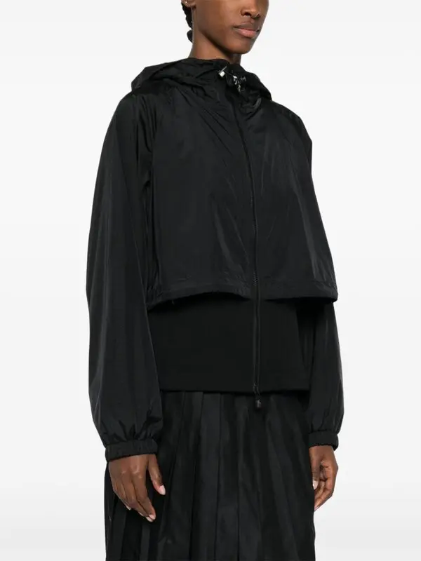 Moncler Layered Hooded Jacket