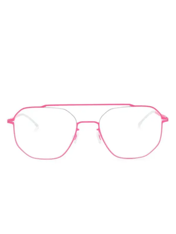 Mykita Arvo Pilot-frame Glasses - Pink