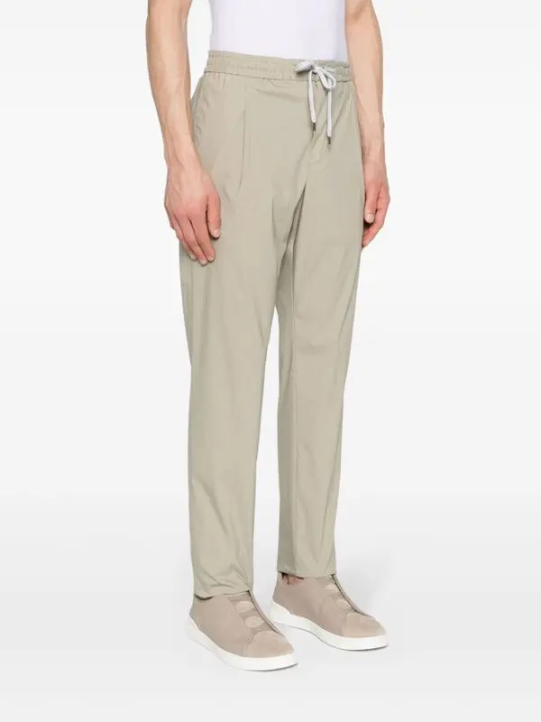 PT TORINO Drawstring-waist Poplin Chinos