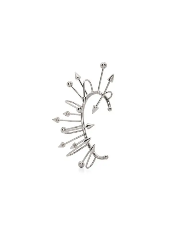 Jean Paul Gaultier Spike Ear Cuff - Silver