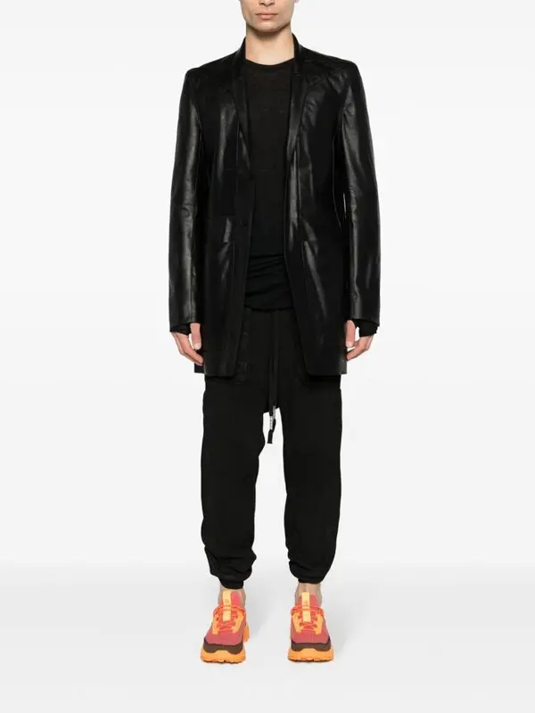 Boris Bidjan Saberi Mid-rise Cropped Track Trousers