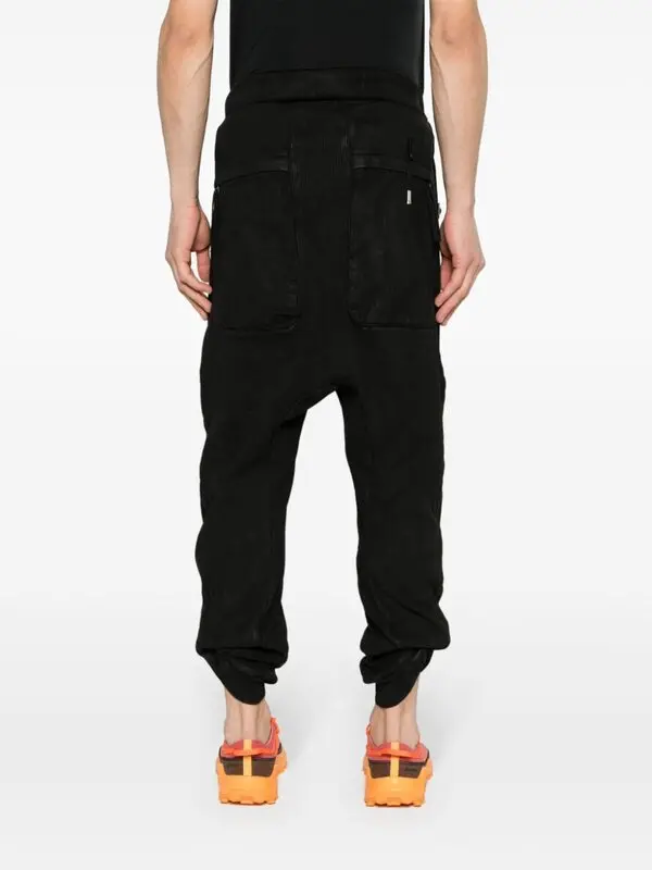 Boris Bidjan Saberi Mid-rise Cropped Track Trousers