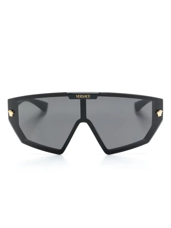 Versace Medusa Horizon Shield Sunglasses - Black
