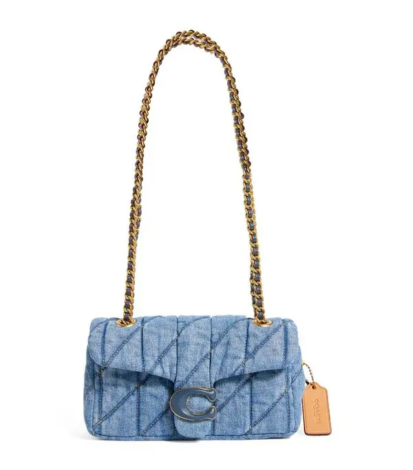 COACH Quilted Denim Tabby 20 Shoulder Bag