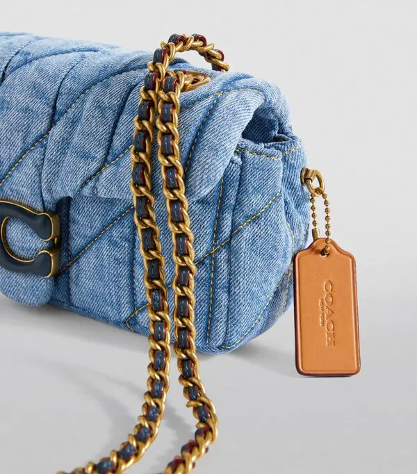 COACH Quilted Denim Tabby 20 Shoulder Bag