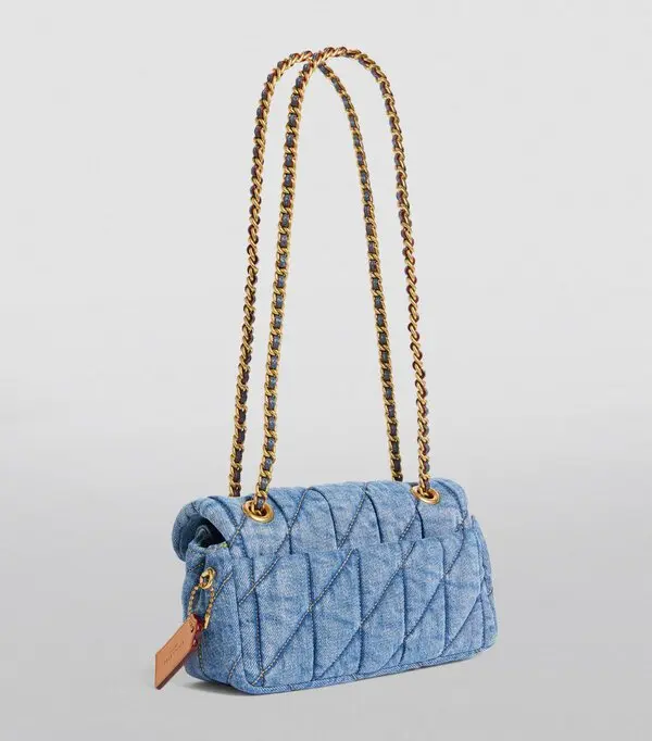 COACH Quilted Denim Tabby 20 Shoulder Bag