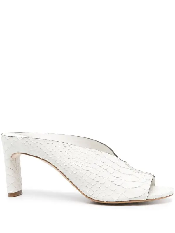 DEL CARLO 85mm Tenerife Leather Sandals
