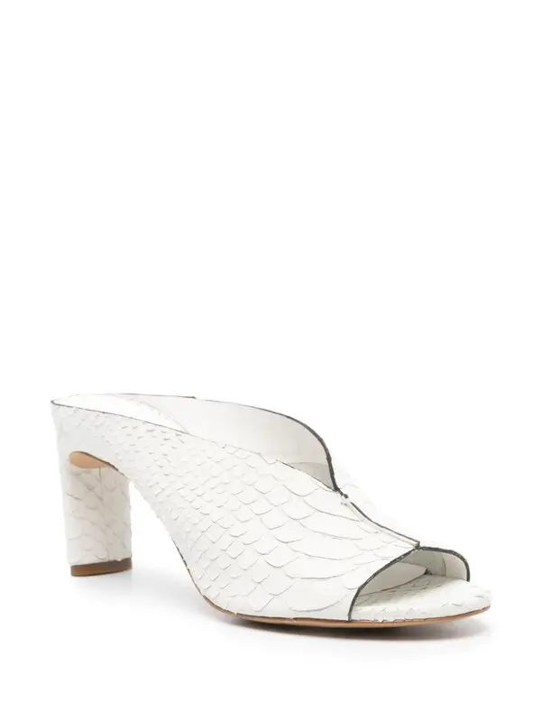 DEL CARLO 85mm Tenerife Leather Sandals