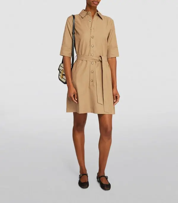 FRAME Cotton-blend Trench Dress