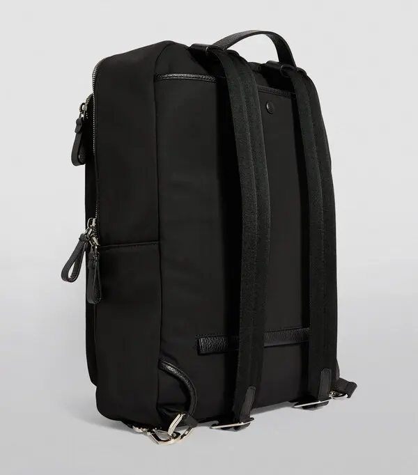 Giorgio Armani Leather-trim Backpack