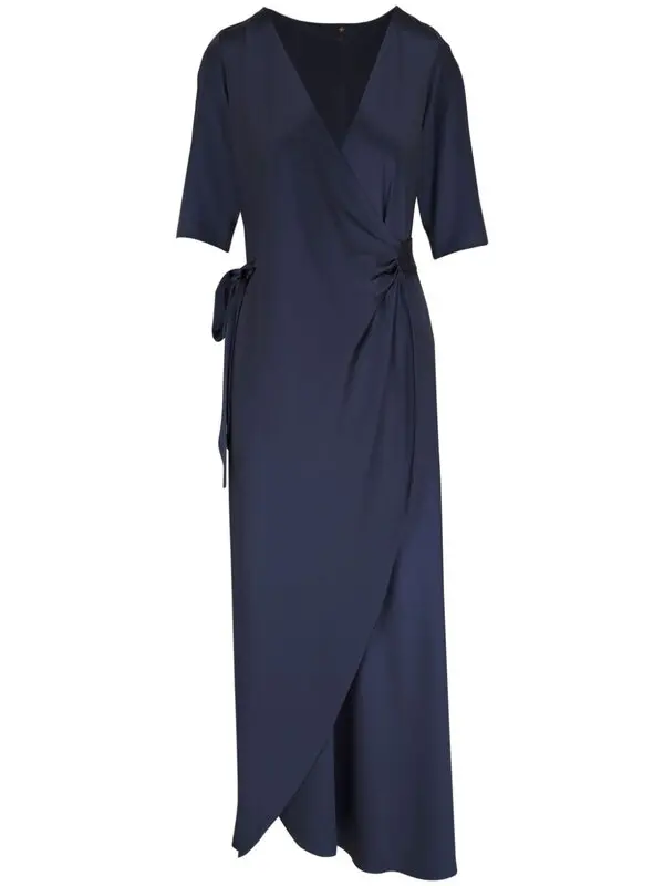 PETER COHEN V-neck Silk Dress