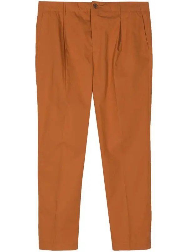 Maison Kitsuné Pleat-detail Tapered Trousers
