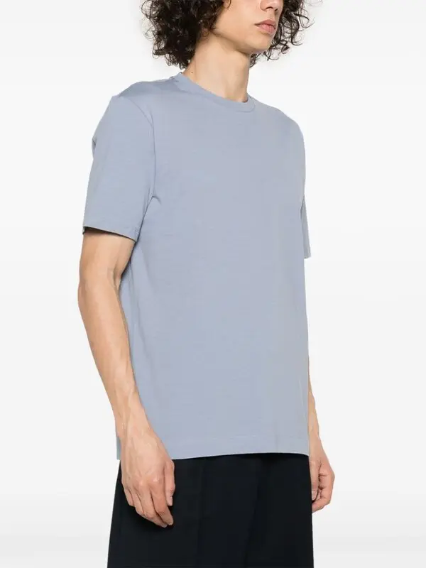 CRUCIANI Cotton-blend T-shirt - Blue