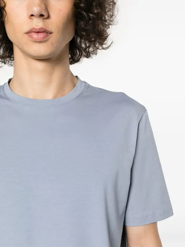 CRUCIANI Cotton-blend T-shirt - Blue