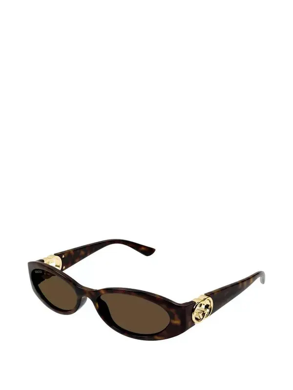 Gucci Oval-frame Sunglasses