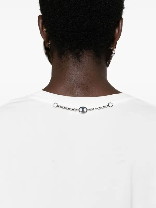 Rabanne Paillette-embellished Crepe T-shirt